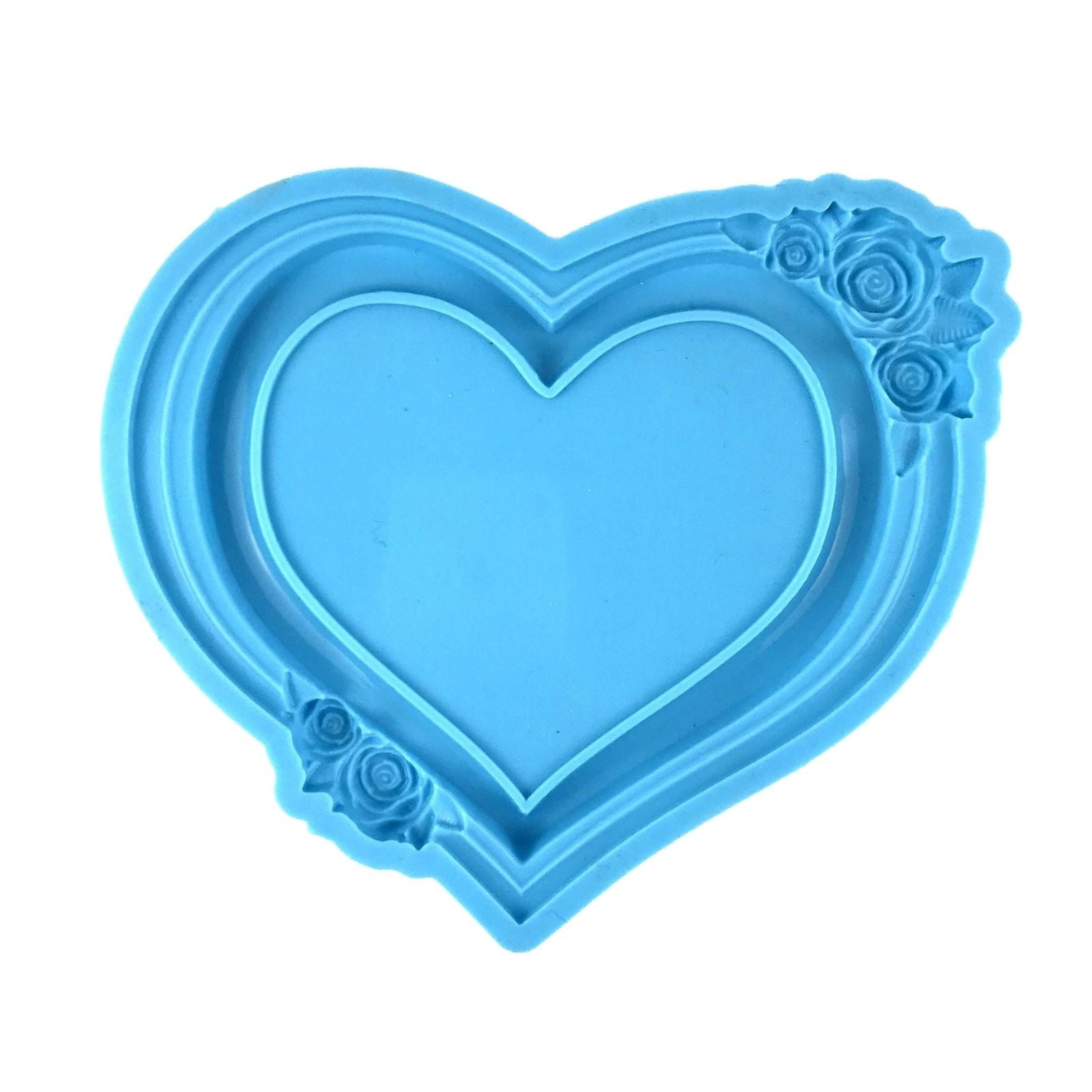 Valentines Day Theme Silicone Picture Frame Moulds Clay Molds Epoxy ...