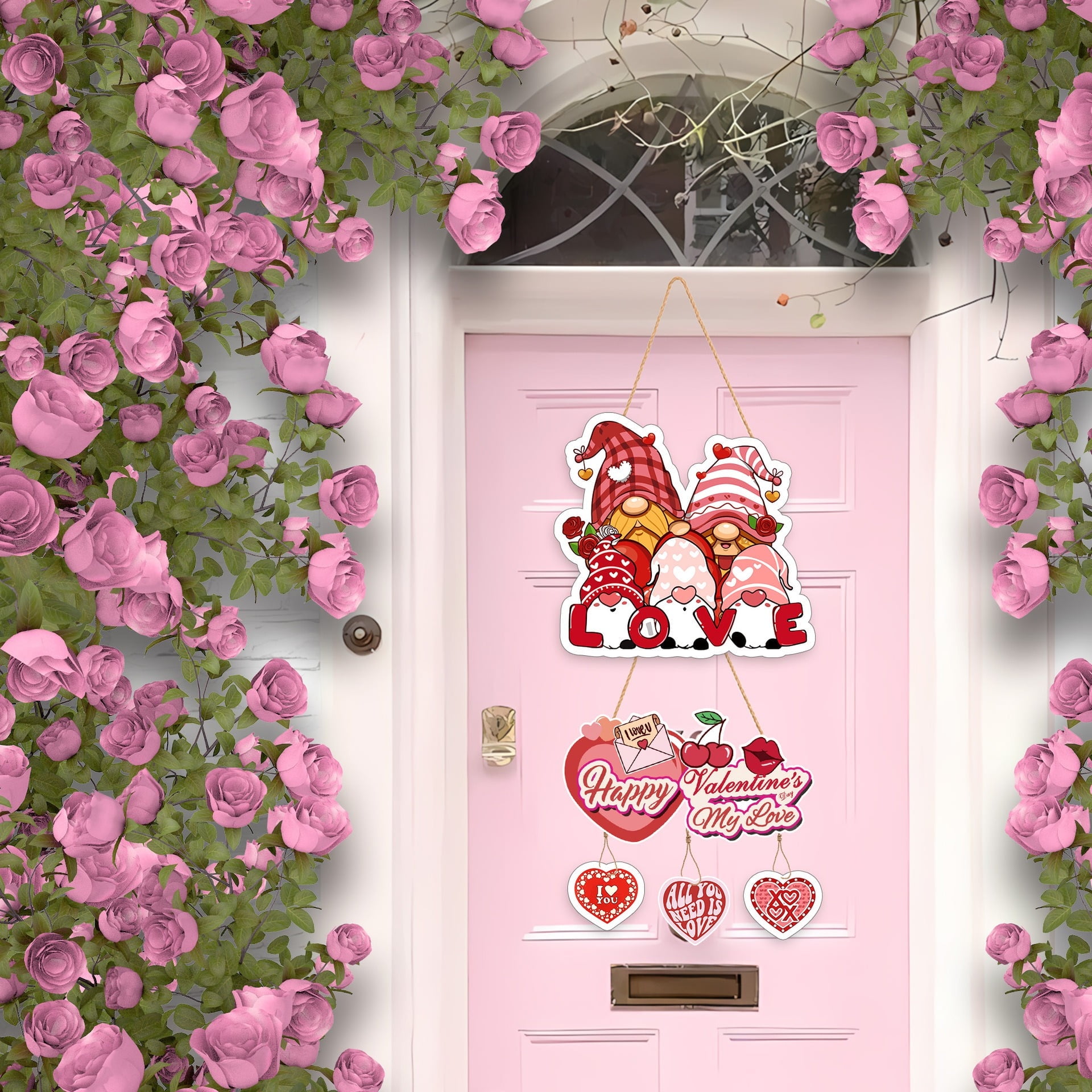 Valentines Door Hanger,Valentine's Day Hanging Sign,valentines day door ...