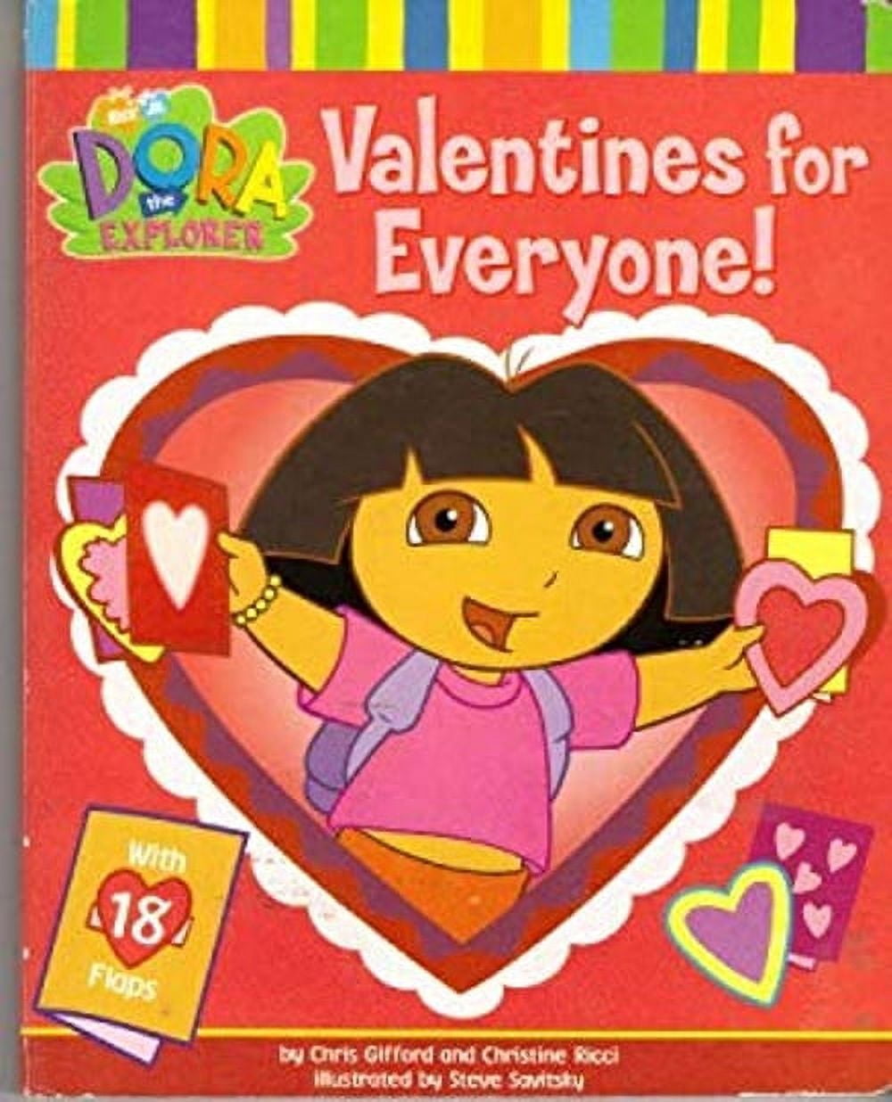 Pre-Owned Valentines For Everyone, Dora The Explorer (Board book ...