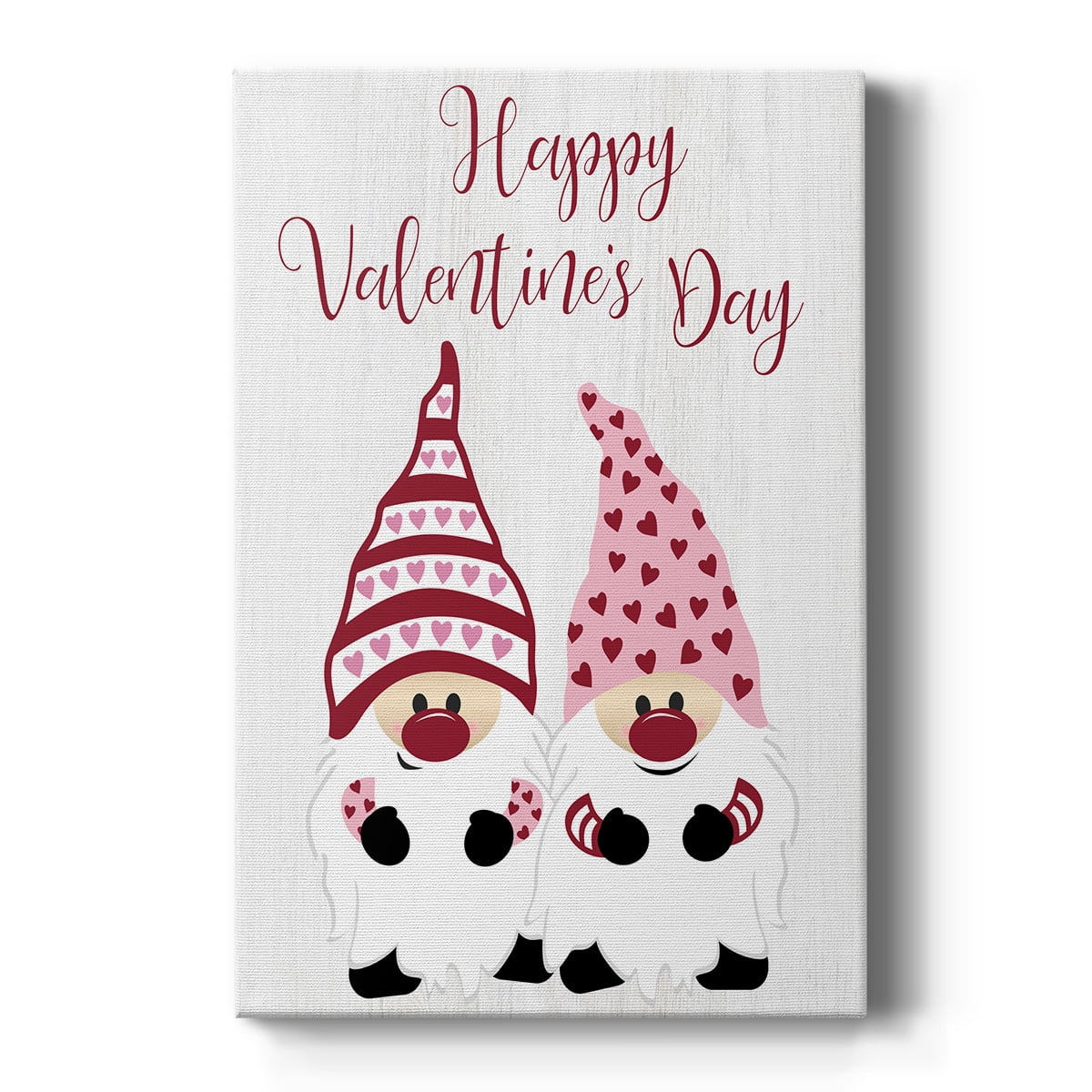Valentines Gnomes Premium Gallery Wrapped Canvas - Ready to Hang ...