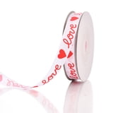 Valentines Ribbon,Valentine's Heart Ribbons - Satin,0.4 IN*30 FT ...
