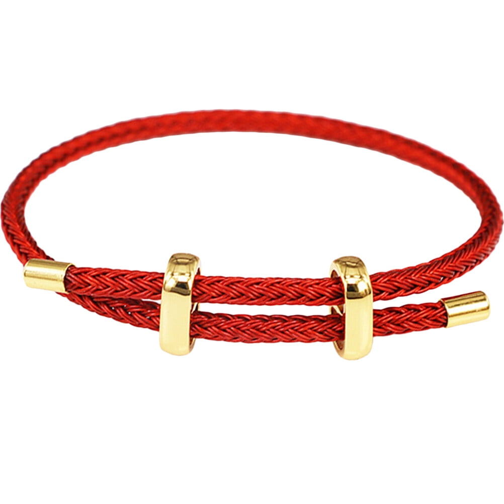 Valentines Smencils Braided Bracelet Bracelets for Women Rope Red Lucky ...