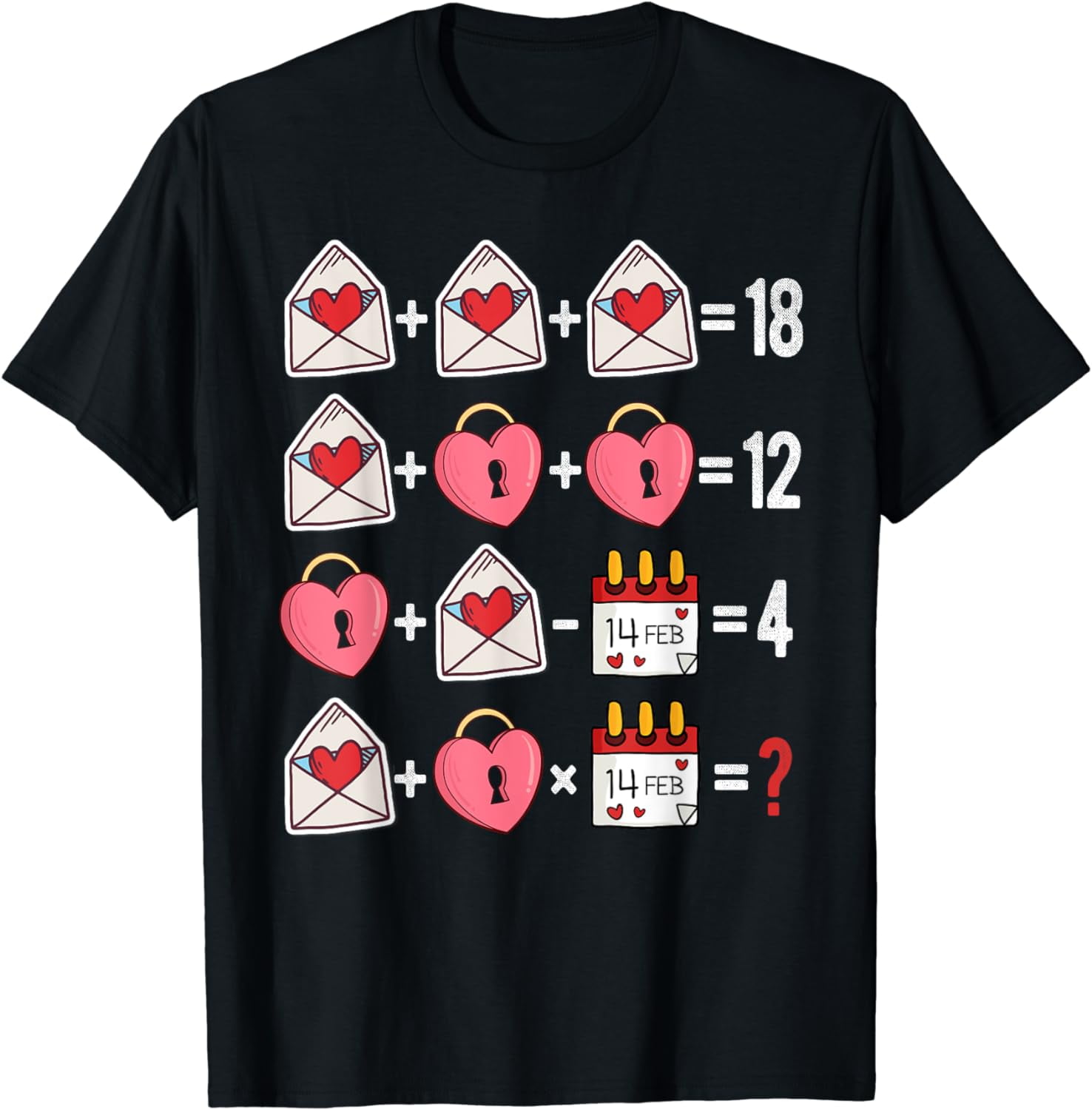 Valentines day Order Of Operations Valentines Math Teacher T-Shirt ...