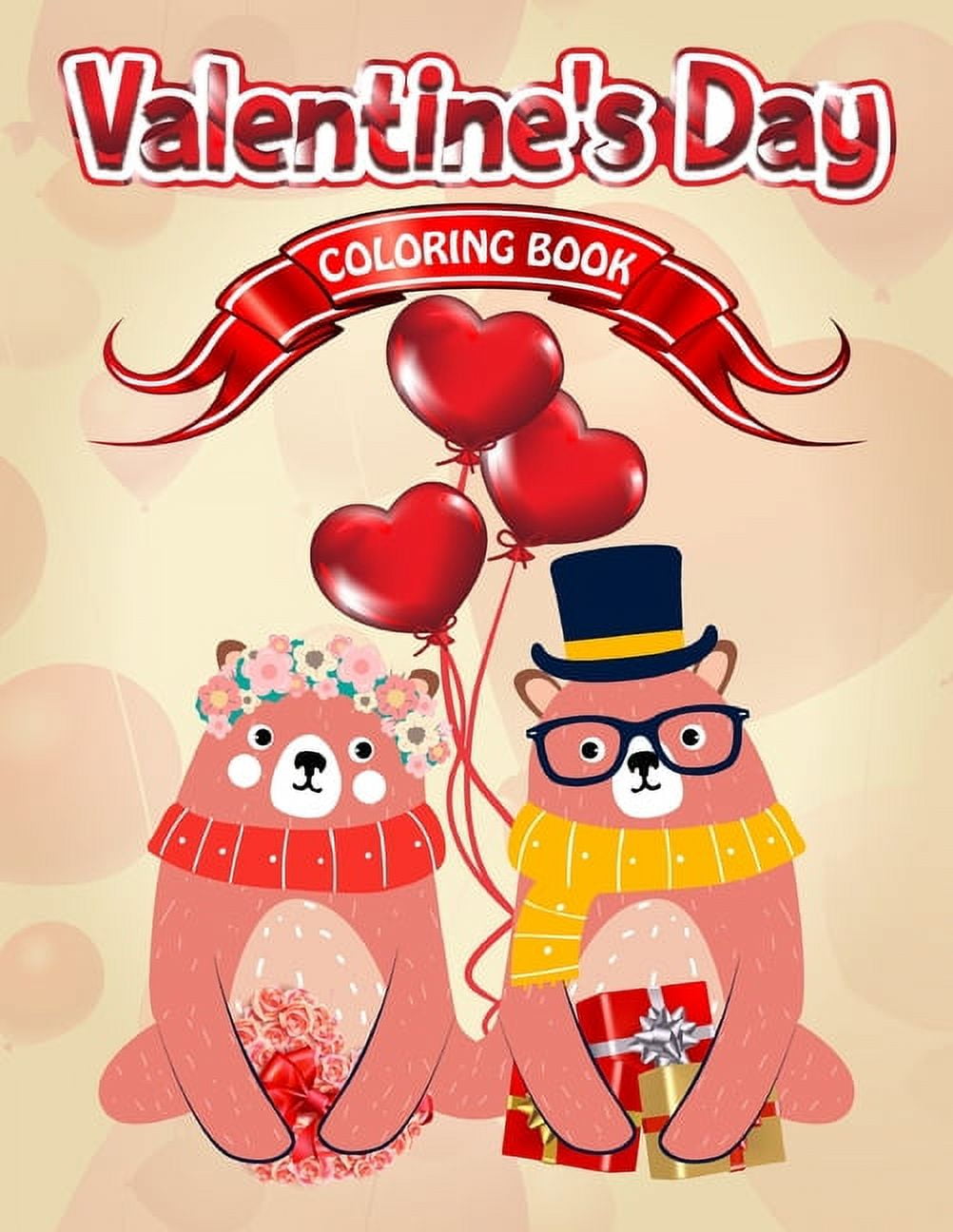Valentines day coloring book for kids: Valentine's day coloring book ...