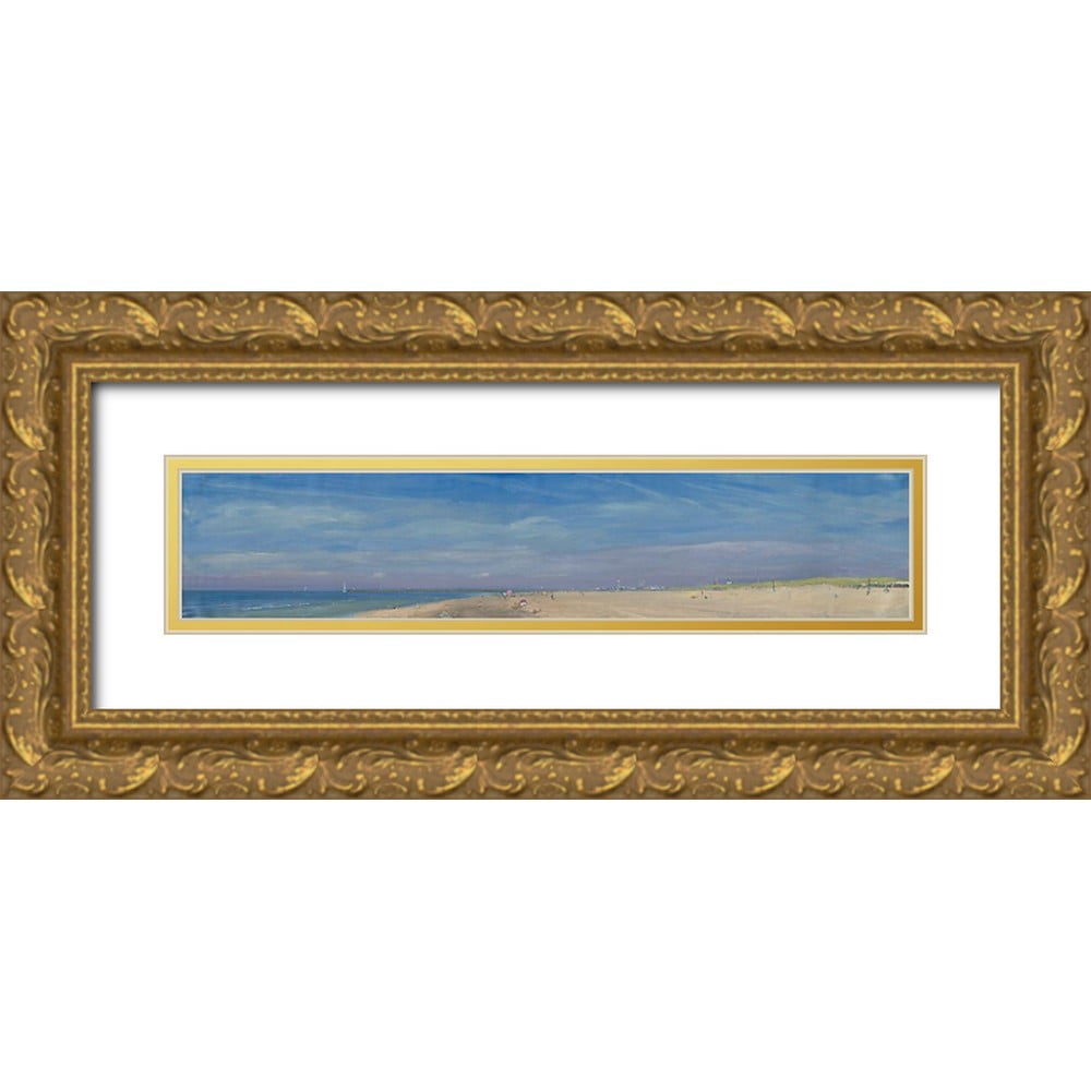 Valentini, Alberto 32x10 Gold Ornate Wood Framed with Double Matting ...