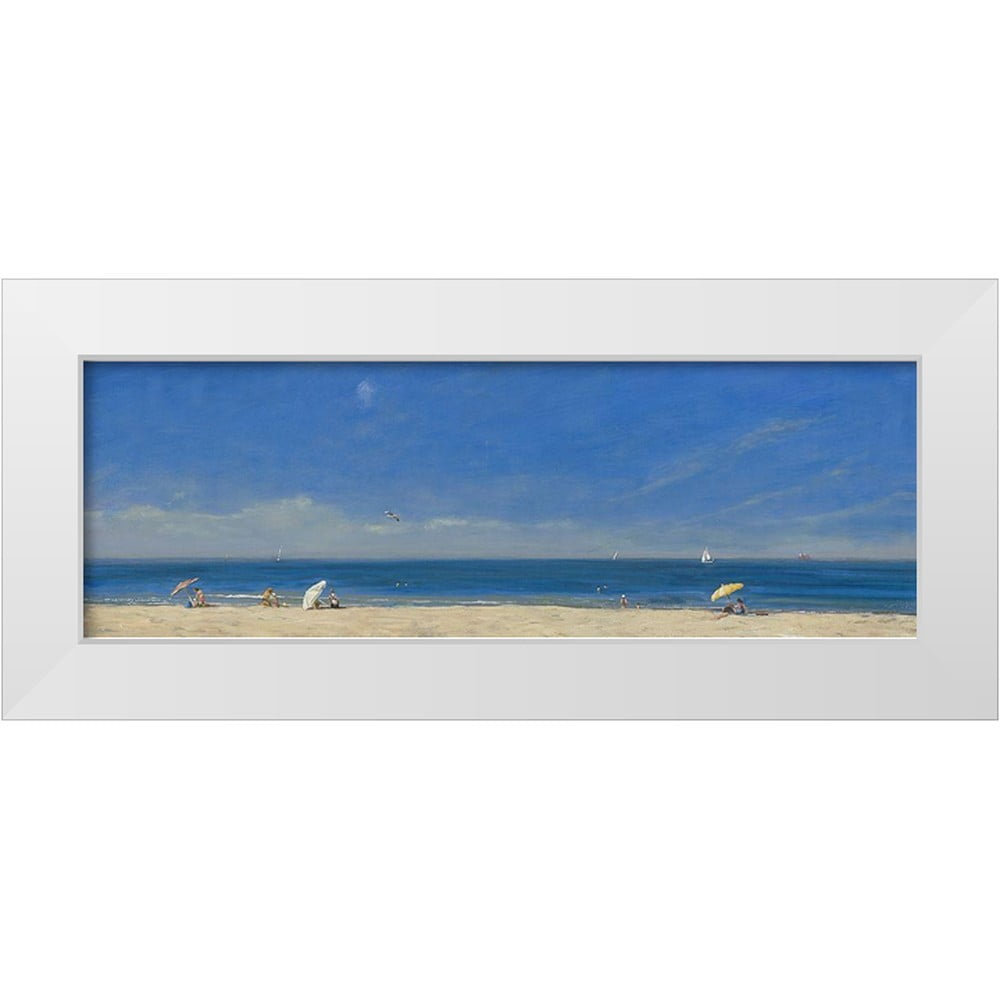 Valentini, Alberto 32x13 White Modern Wood Framed Museum Art Print ...