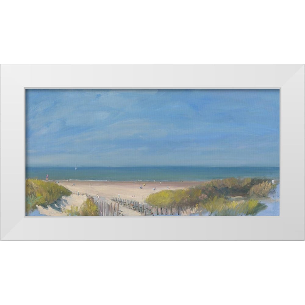 Valentini, Alberto 32x18 White Modern Wood Framed Museum Art Print ...