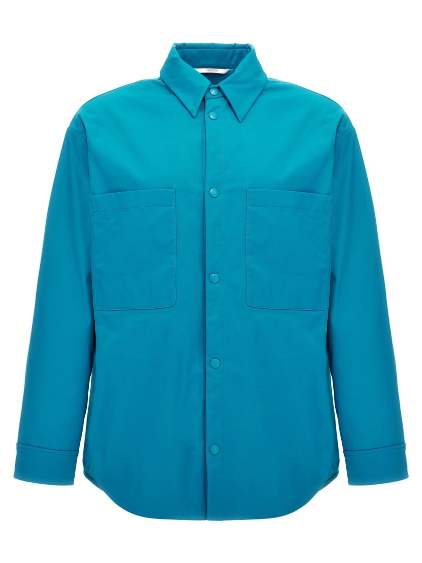 Valentino Garavani Nylon Shirt Jacket With Oversized Fit (Men's ...