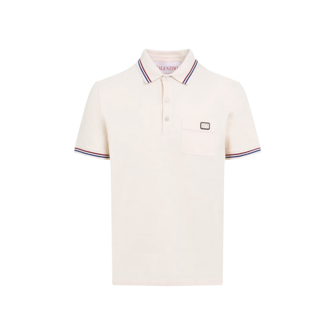 Valentino Men's Neutral Cotton Polo Shirt Neutrals Sizes standard XXXS ...