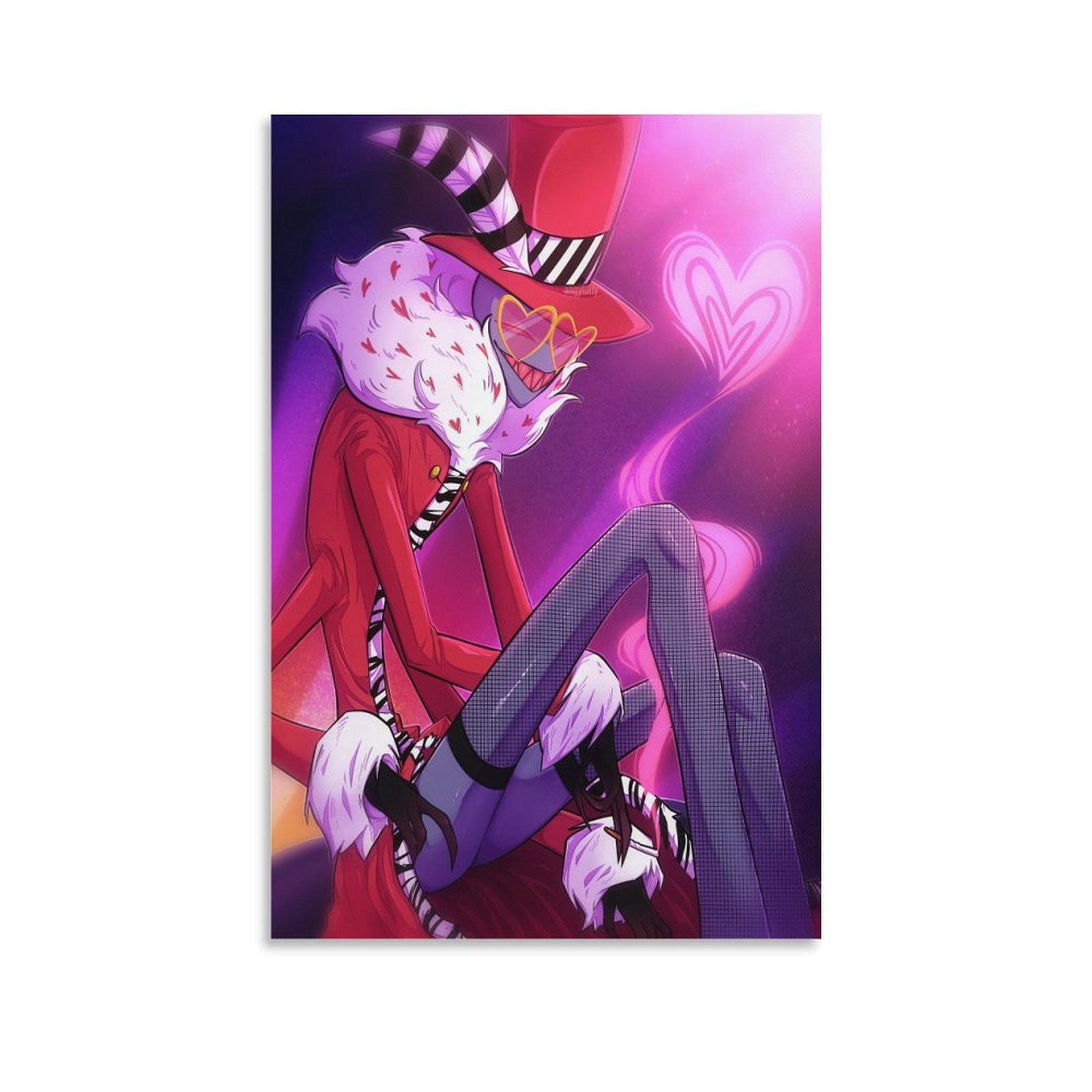 Valentino Poster Hazbin Hotel Poster Cool Artworks Painting Wall Art ...