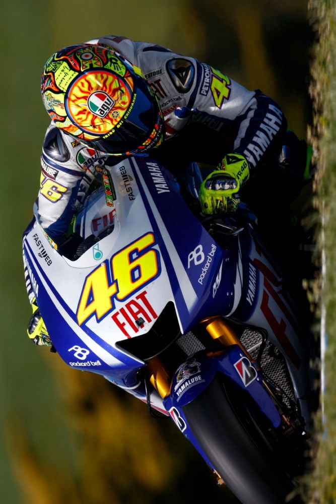 Valentino Rossi Poster Moto Gp Art Poster 24x36 Unframed, Age: Adults ...