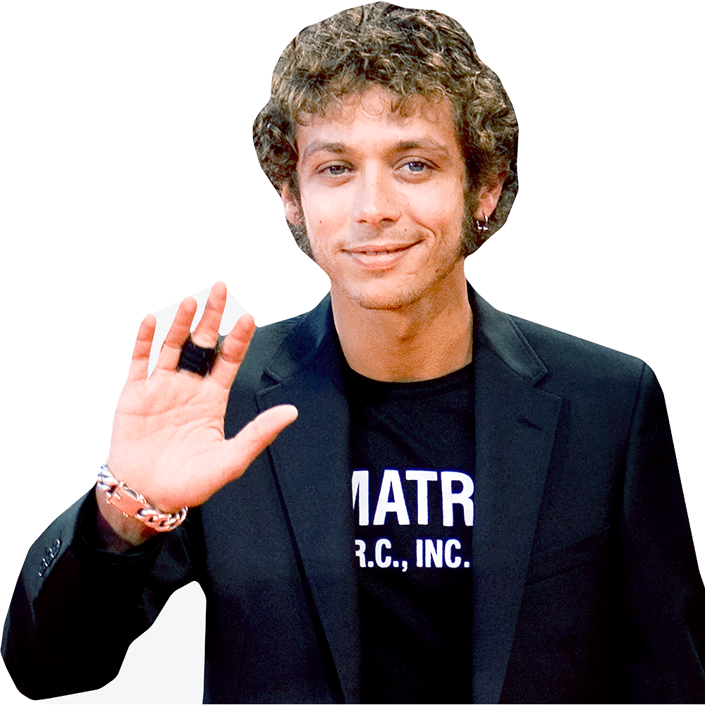 Valentino Rossi (Wave) Half Body Buddy Cutout - Walmart.com