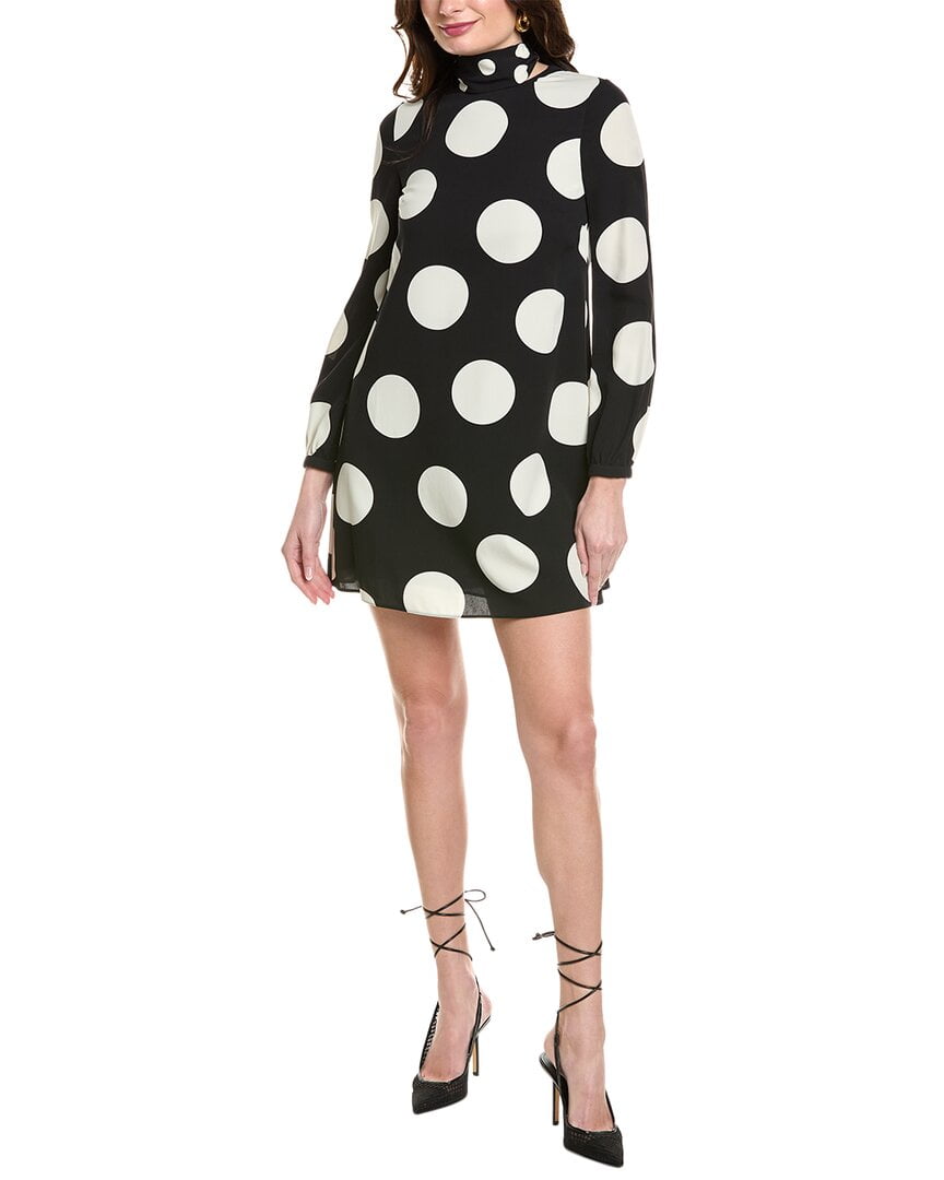 Valentino womens Silk Shift Dress, 44, Black - Walmart.com