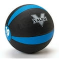 Valeo 10-Pound Medicine Ball With Sturdy Rubber Construction And ...