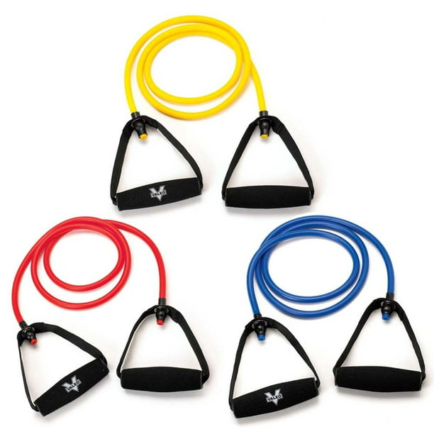 Valeo Resistance Tube Kit Including 3 Levels of Resistance Light ...