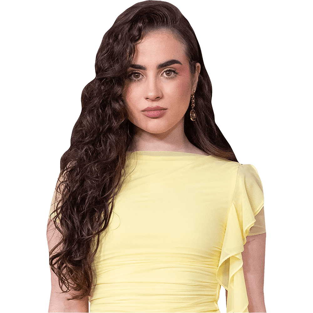 Valeria Monerri (Yellow) Half Body Buddy Cutout - Walmart.com