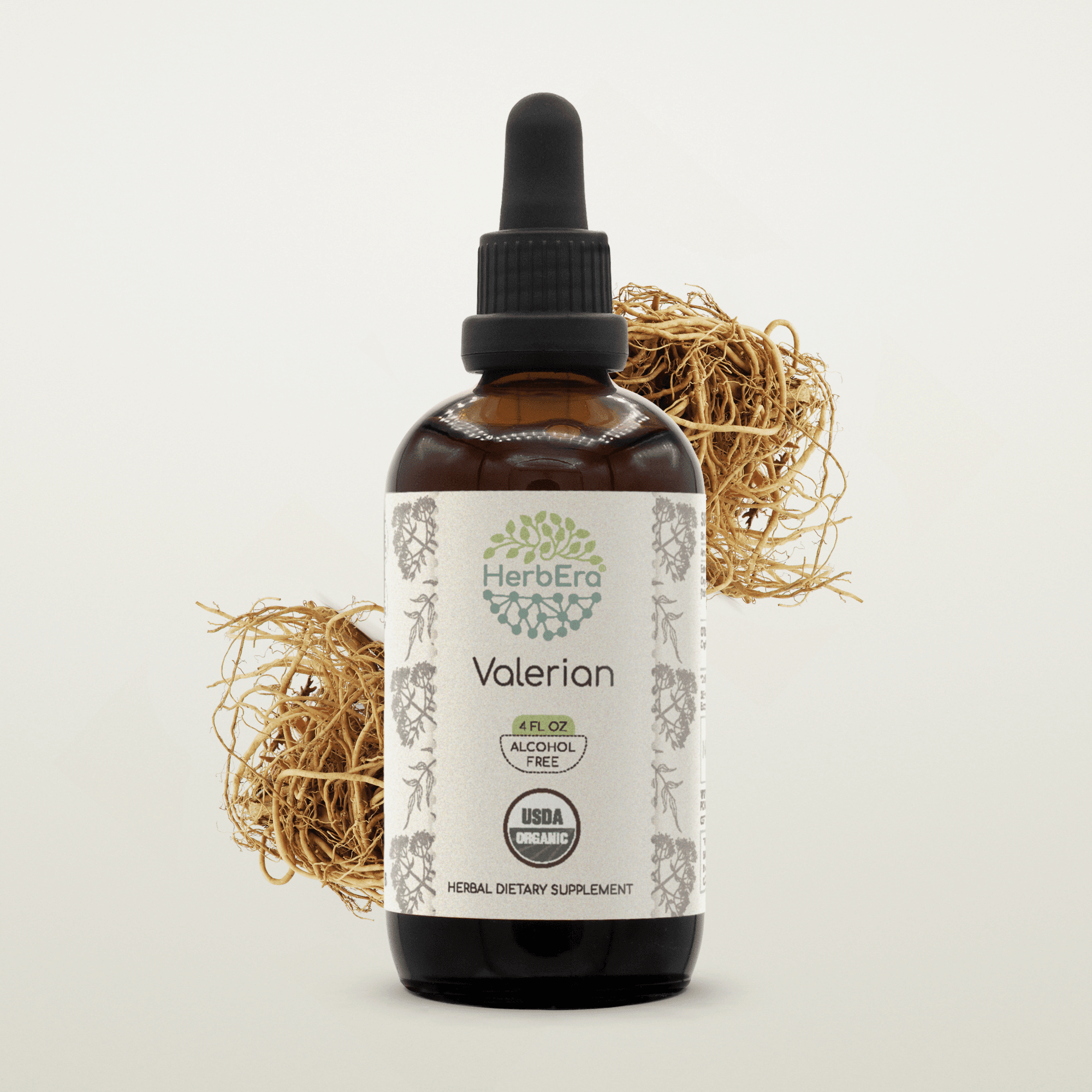 Valerian Alcohol-FREE Herbal Extract Tincture, Super-Concentrated Organic Valerian (Valeriana ...