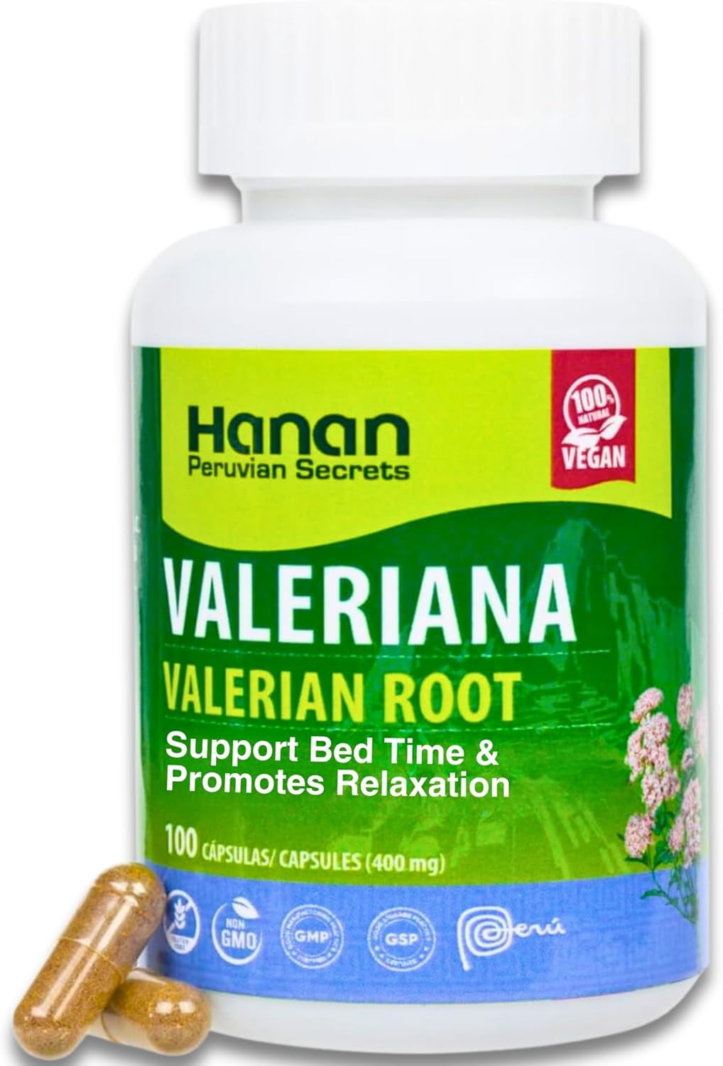 Valerian Root Capsules (100ct) - Pure Valeriana Te de Valeriana Herbal ...
