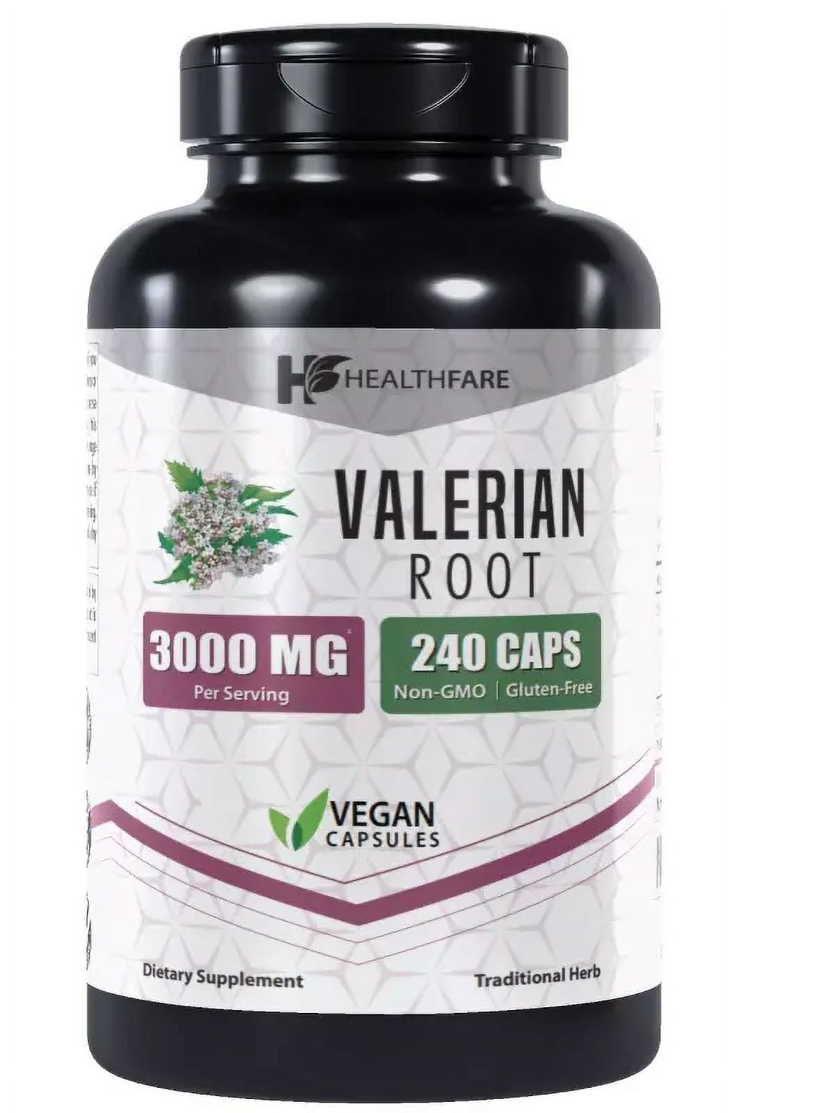 Valerian Root Capsules 240 Pills 3000mg Highest Potency Sleep Aid ...