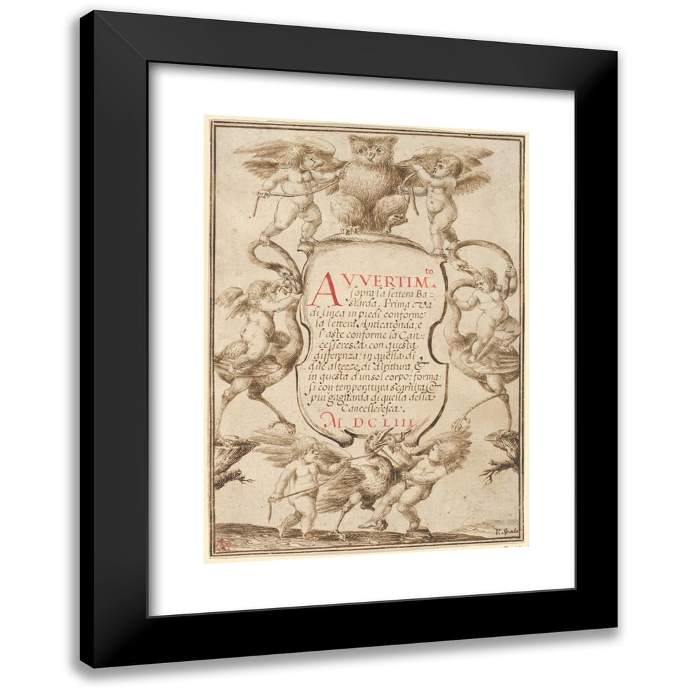 Valerio Spada 11x14 Black Modern Framed Museum Art Print Titled ...