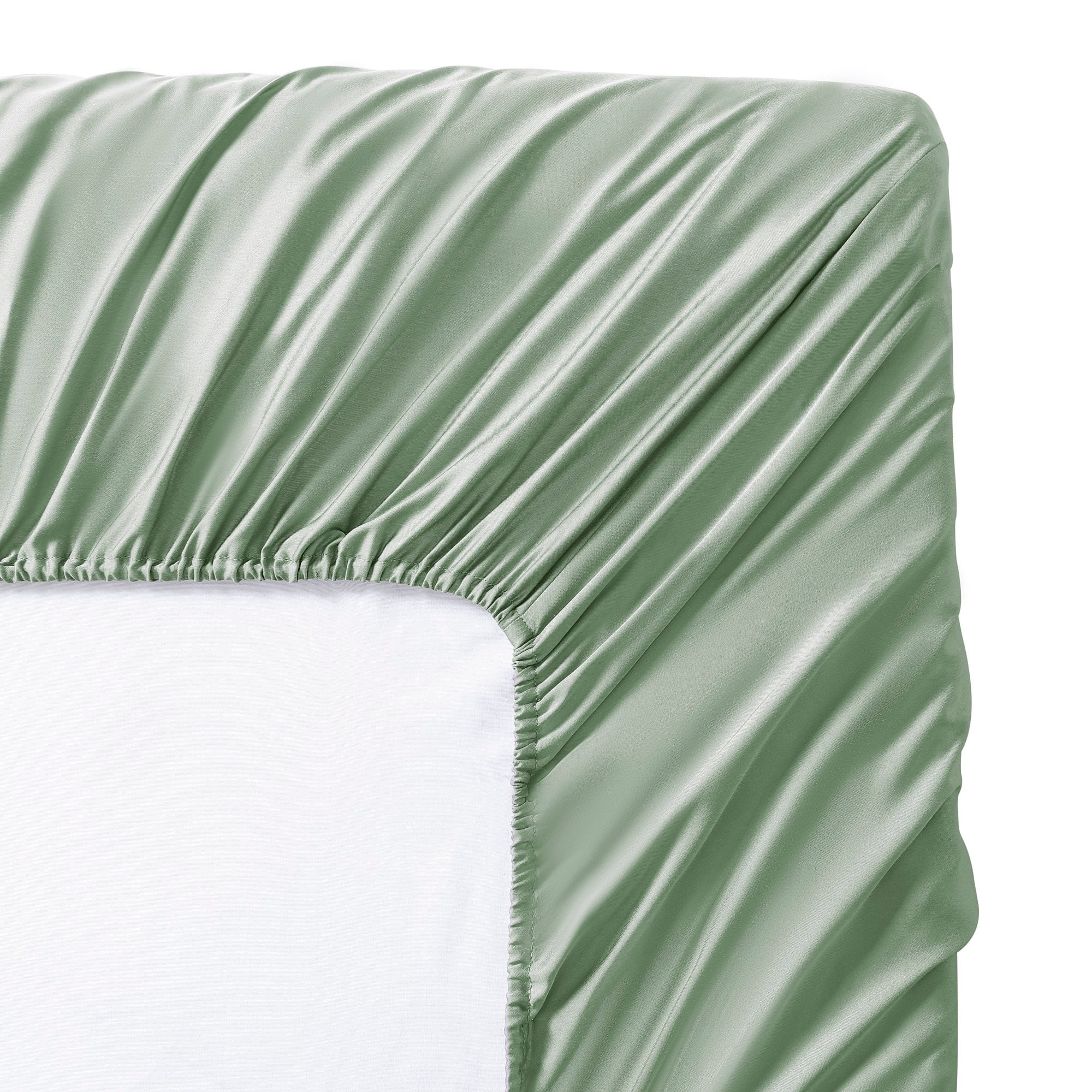 Valeron TENCEL Modal Sateen Sheet Set Mint Full - Walmart.com