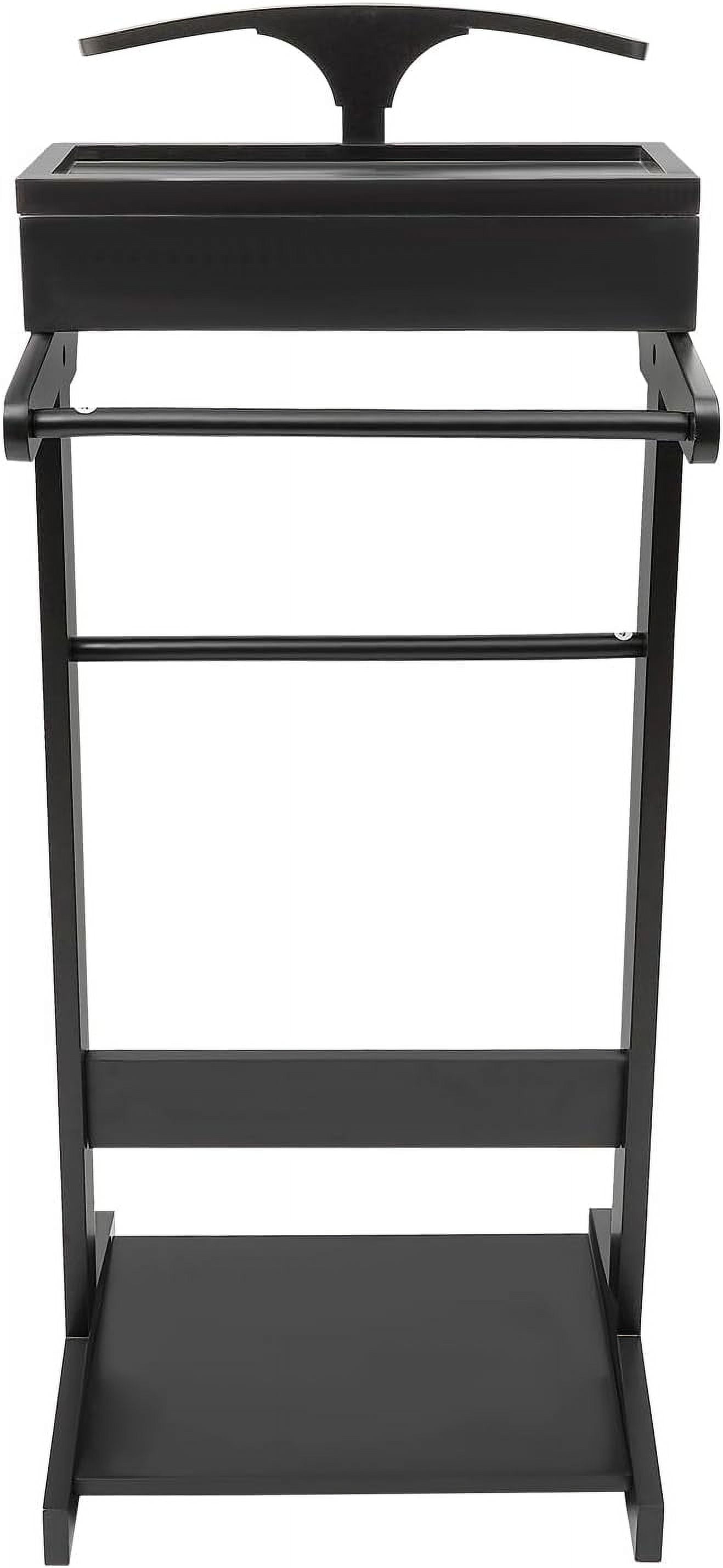 Valet Stand for Men, Wood Suit Valet Stand with Drawer for Women Wood ...