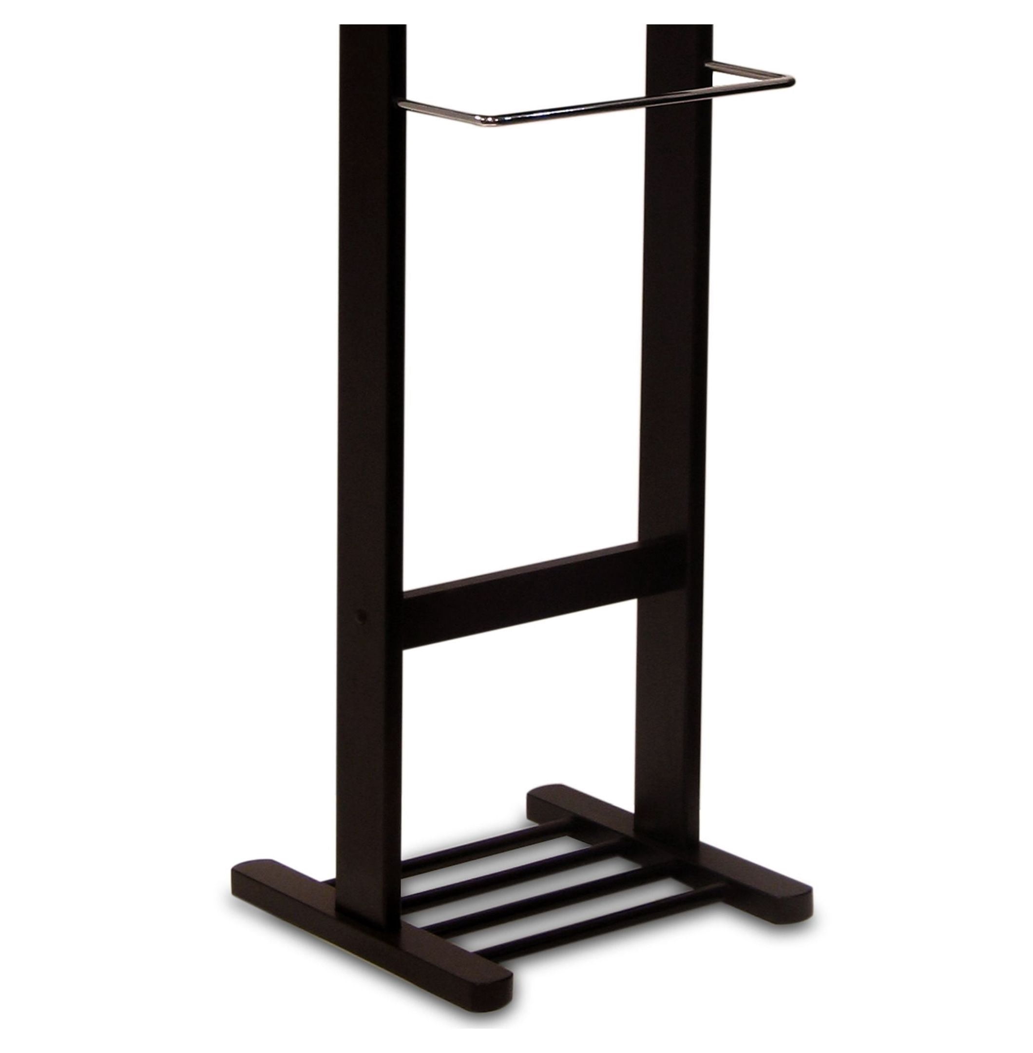 Valet Stand - Shirt, Trouser & Shoe Organizer - Espresso Finish - 55.2 ...