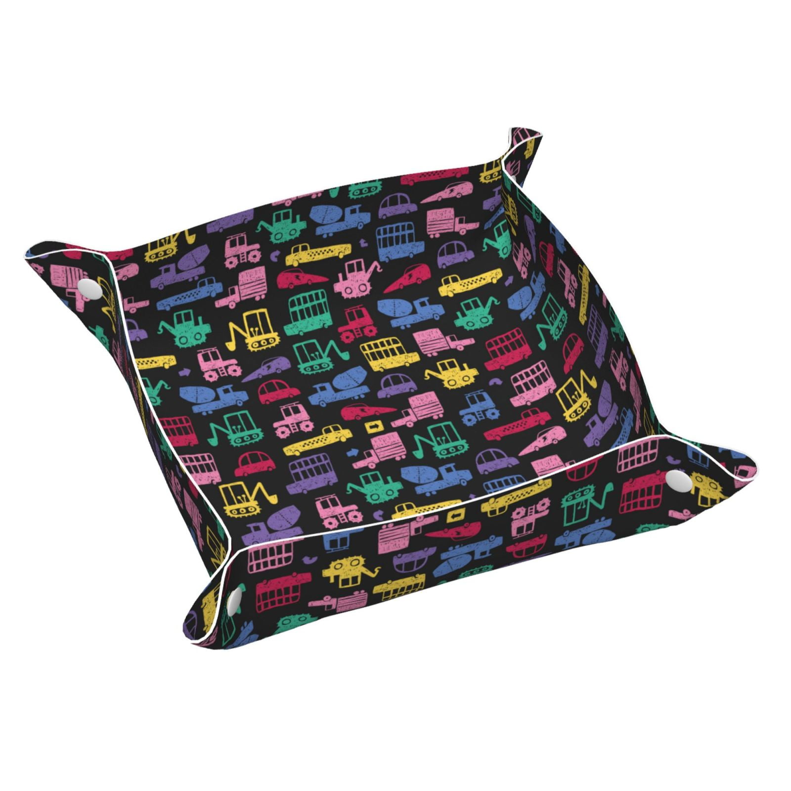 Valet Tray, Colorful excavator Faux Leather Desk Tray Vanity Tray Night ...