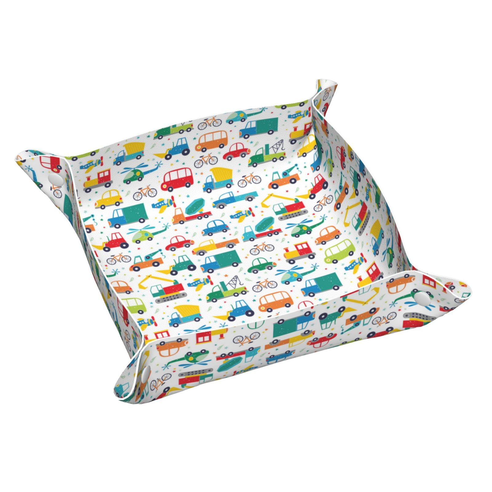 Valet Tray, Cute Transport Faux Leather Desk Tray Vanity Tray Night ...