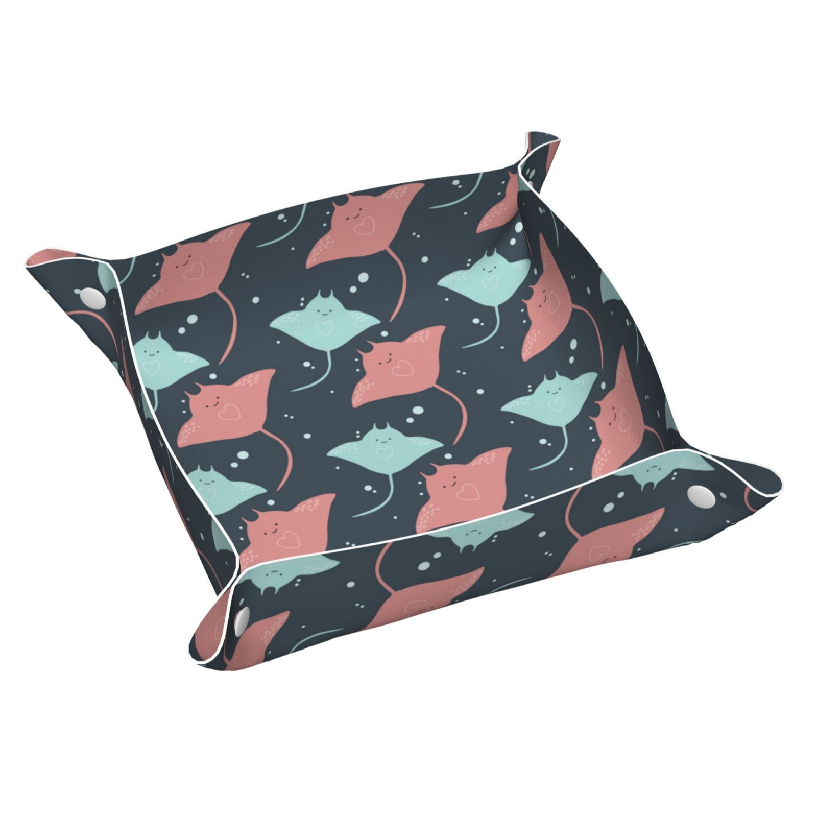 Valet Tray, Cute stingray Faux Leather Desk Tray Vanity Tray Night ...