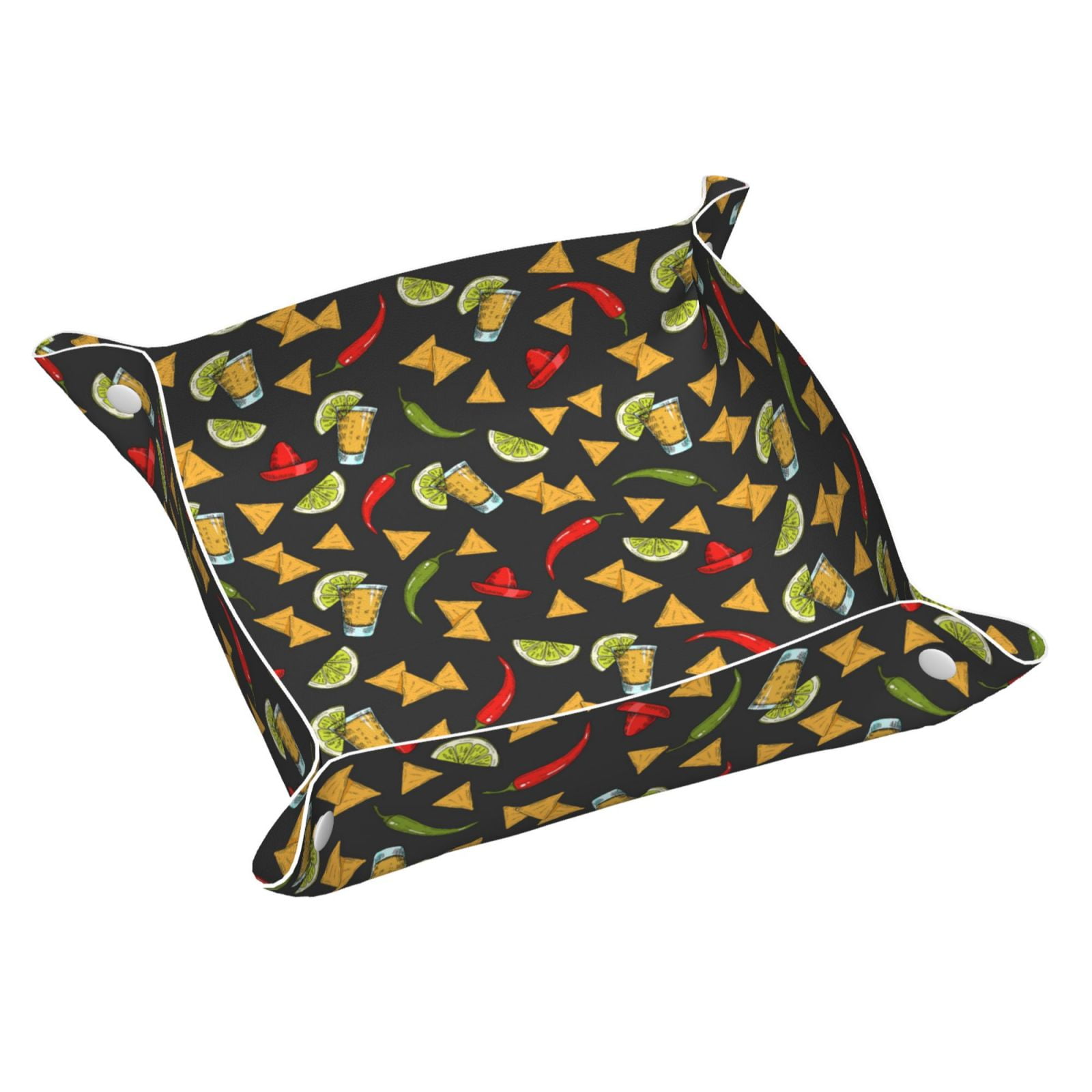 Valet Tray, Mexican Food Beer Faux Leather Desk Tray Vanity Tray Night ...