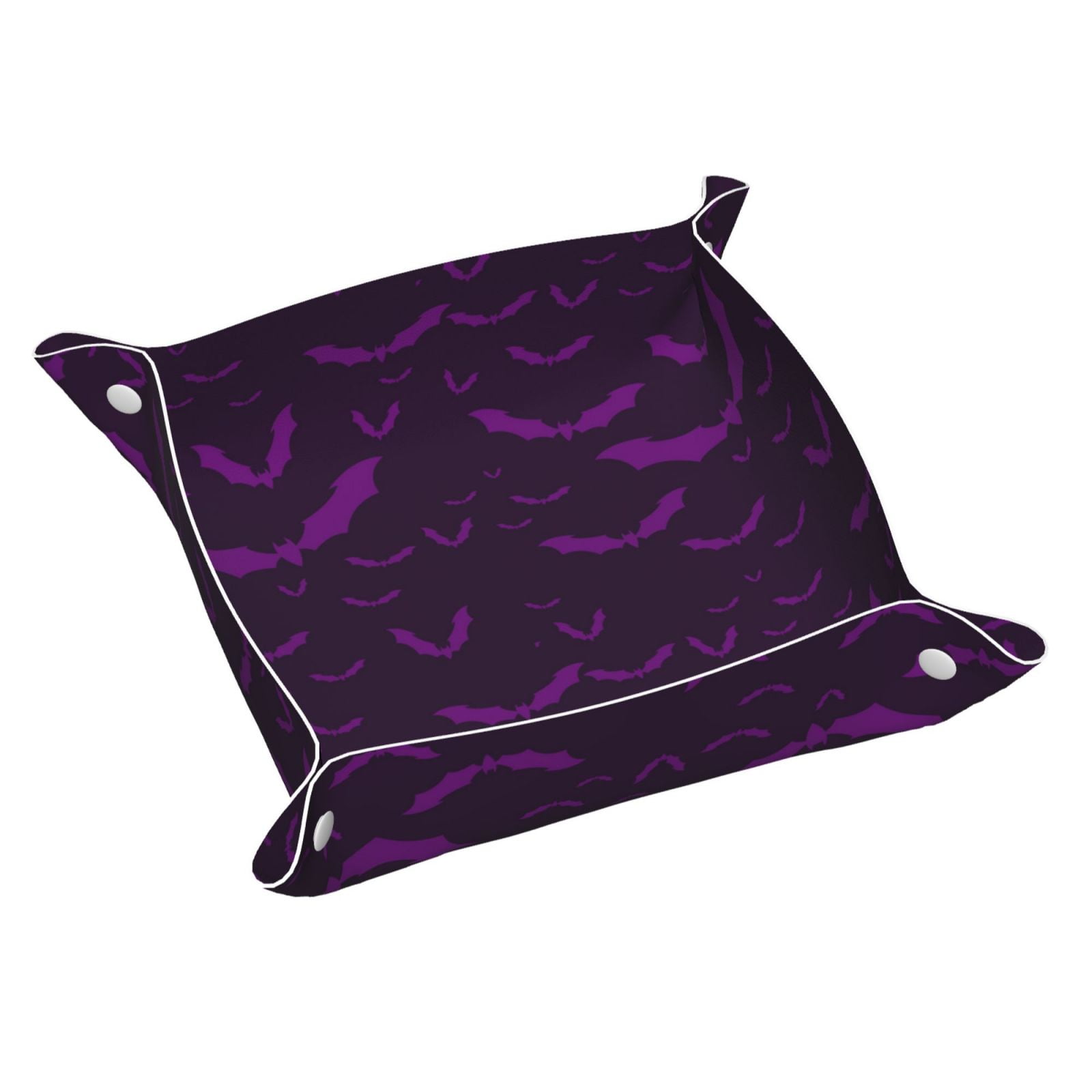 Valet Tray, bats Violet purple cool Faux Leather Desk Tray Vanity Tray ...