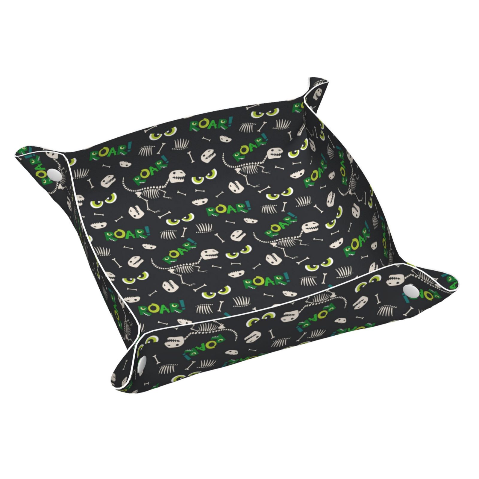 Valet Tray, funny Dinosaur eyes Faux Leather Desk Tray Vanity Tray ...