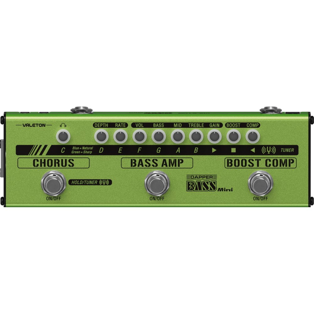 Valeton MES-2 Dapper Bass Mini Effect Strip - Walmart.com