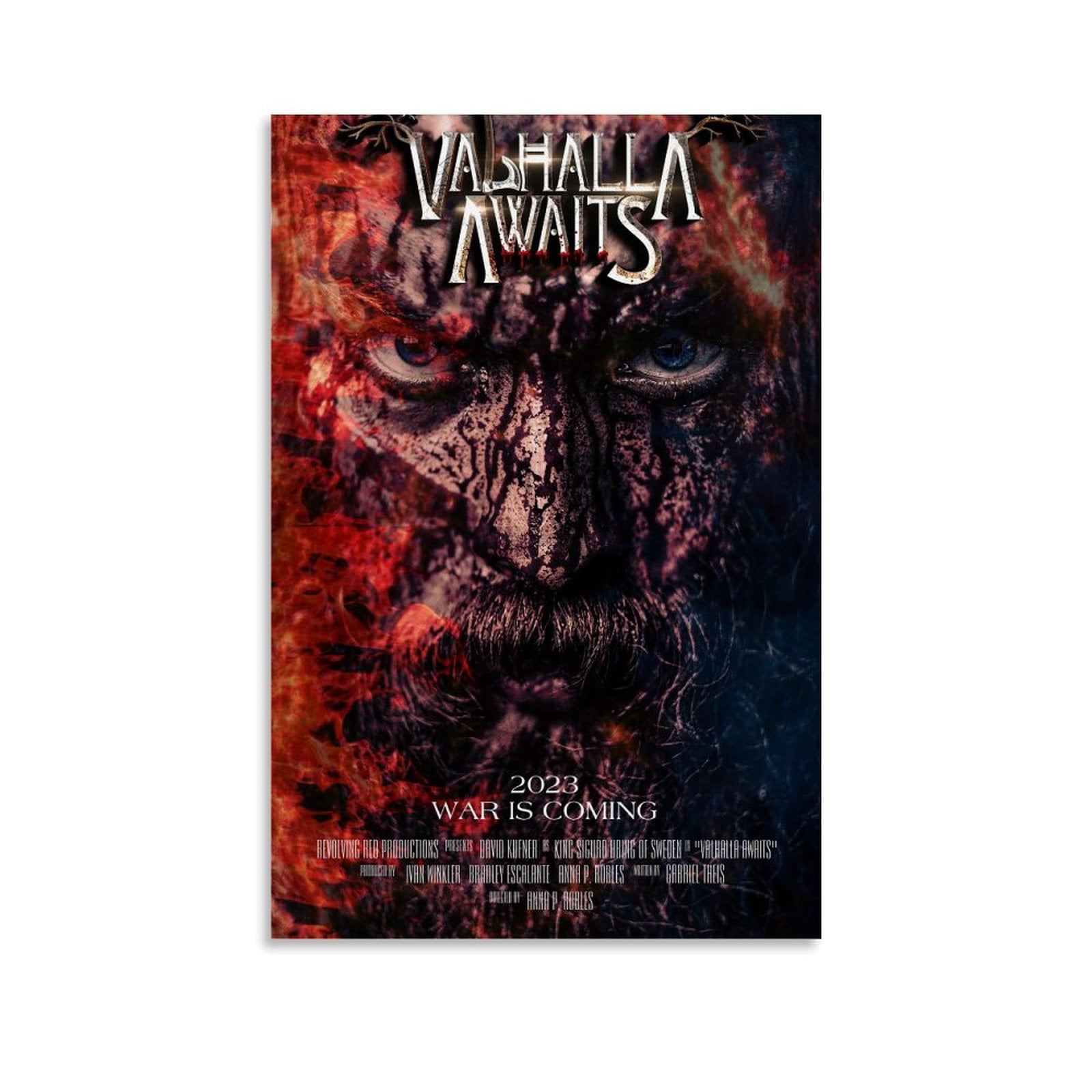 Valhalla Awaits 2024 Movies Poster Canvas Wall Art Painting Living Room ...