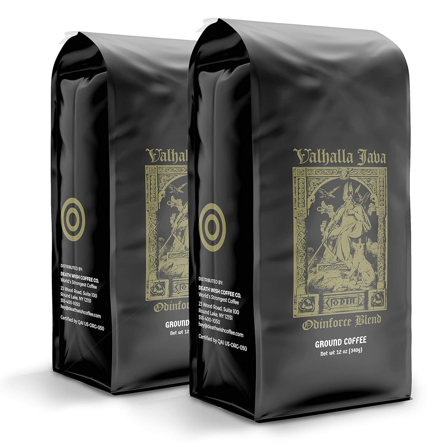 Valhalla Java Odinforce Blend - Ground Dark Roast - Extra Kick Of ...