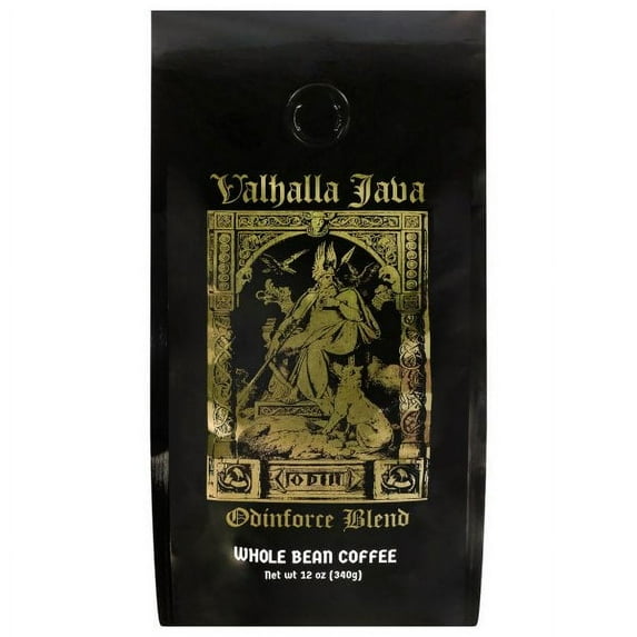 Valhalla Java Odinforce Blend Strong Whole Bean Coffee, 12 oz - Walmart.com