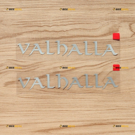 Valhalla Lettering Decal Sticker Vinyl Odin Viking Norse - 2 Pack ...