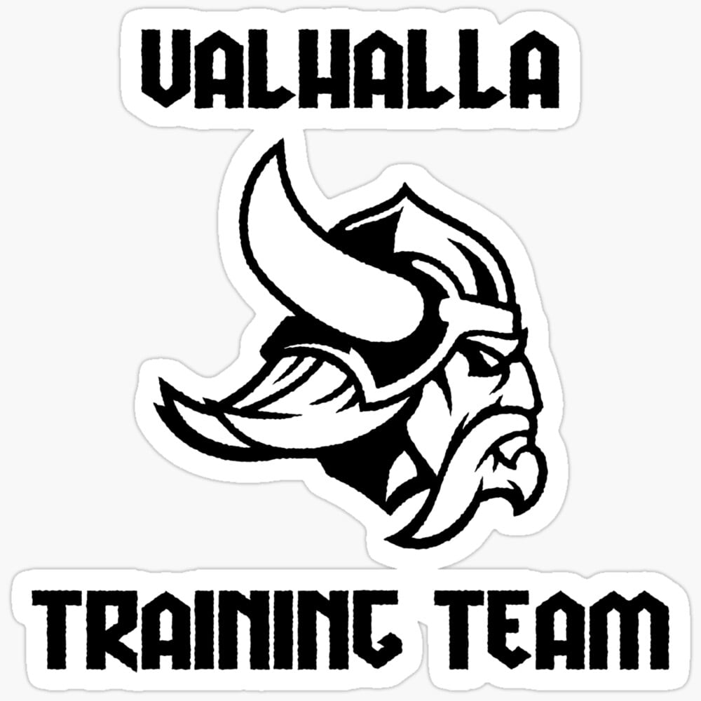 Valhalla Training Team Sticker Phone Decal Water Bottle Stickers Car ...