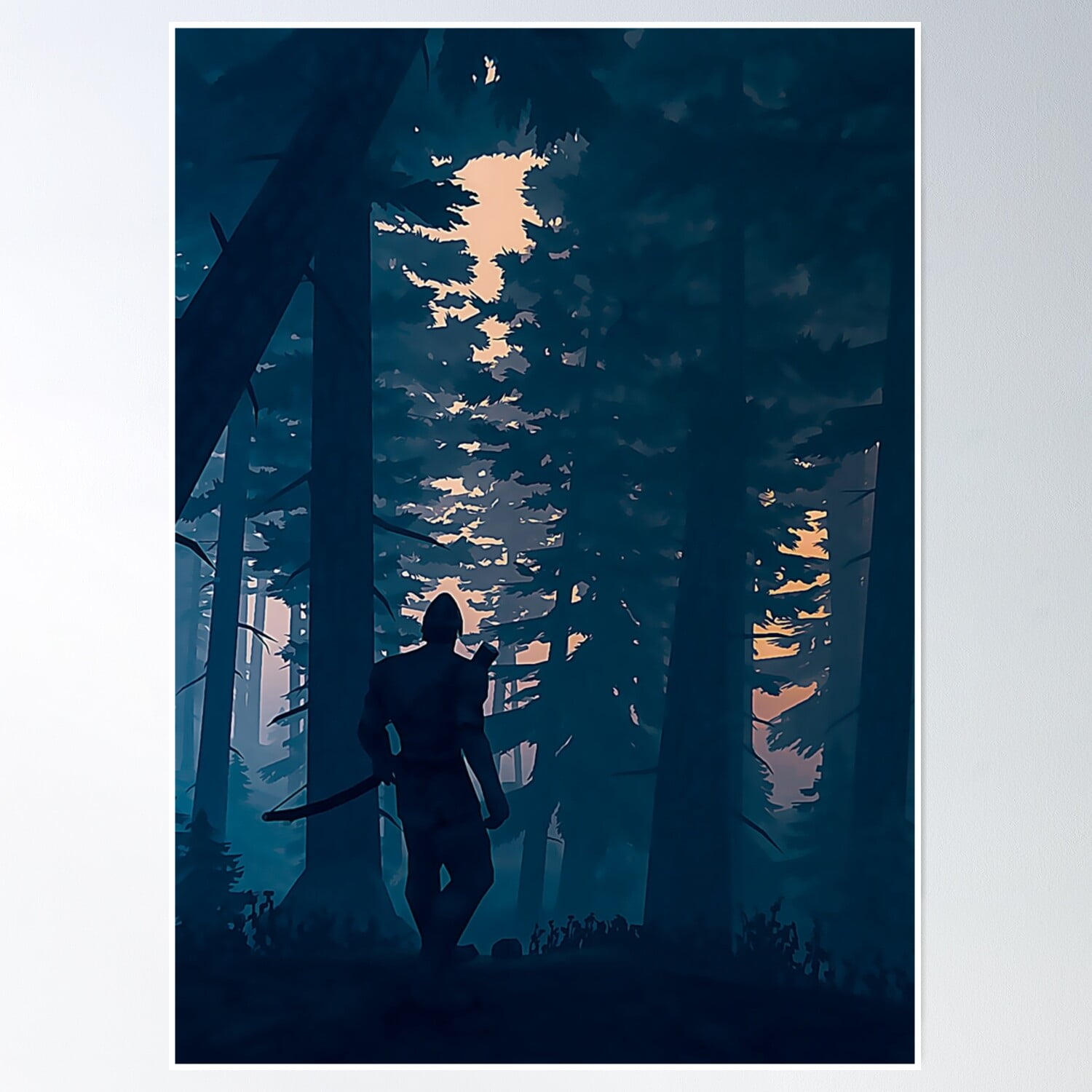 Valheim Forest Poster Wall Art, Modern Wall Decor, 12x18 UNFRAMED ...