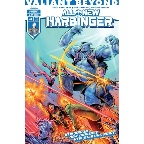 Valiant Beyond: All-New Harbinger #1 Variant B (Fajardo Wraparound ...