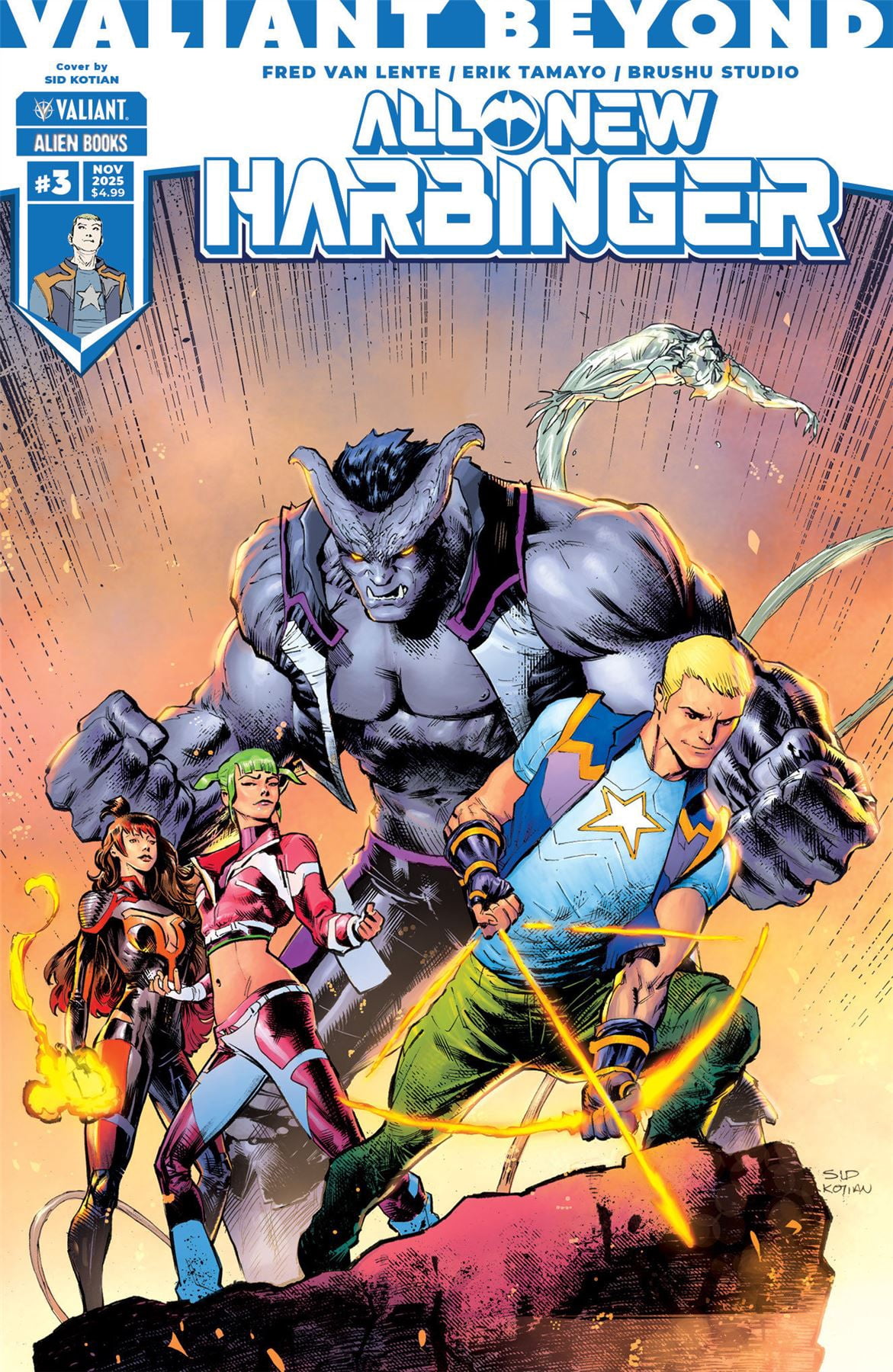 Valiant Beyond: All-New Harbinger #3 Variant B (Kotian) IDW Publishing ...