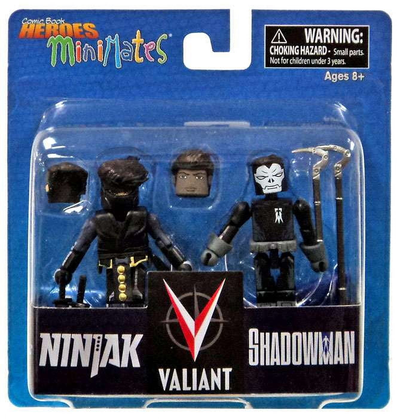 Valiant Comic Book Heroes Minimates Ninjak and Shadowman 2" Minifigure ...