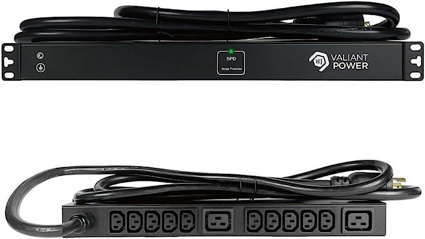 Valiant Power Rack Mount PDU (12 Oulet (C13 & C19)) - Walmart.com