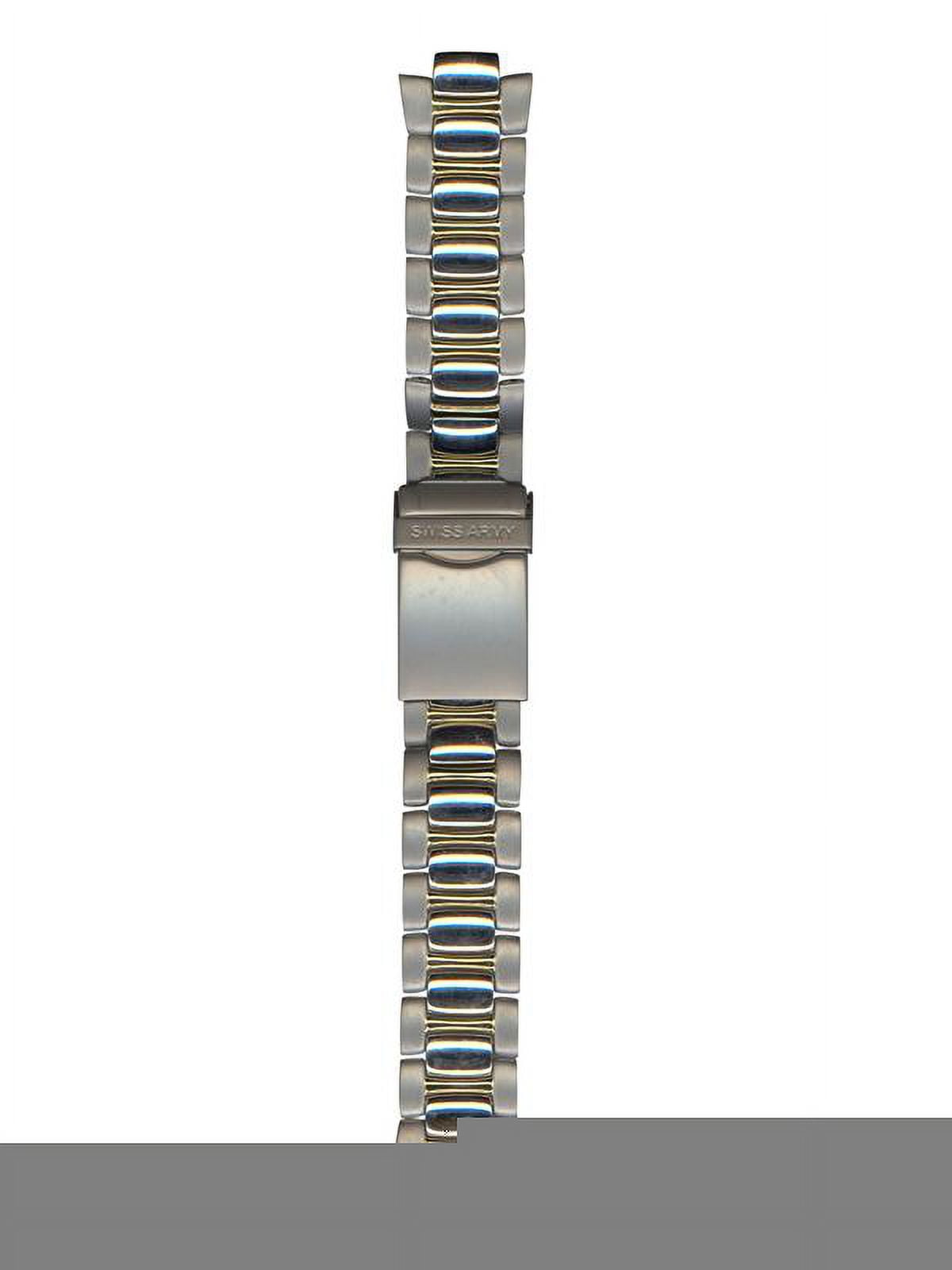 Valiant Series, Stainless Steel Metal, Two Tone Bracelet, Silver Clasp ...