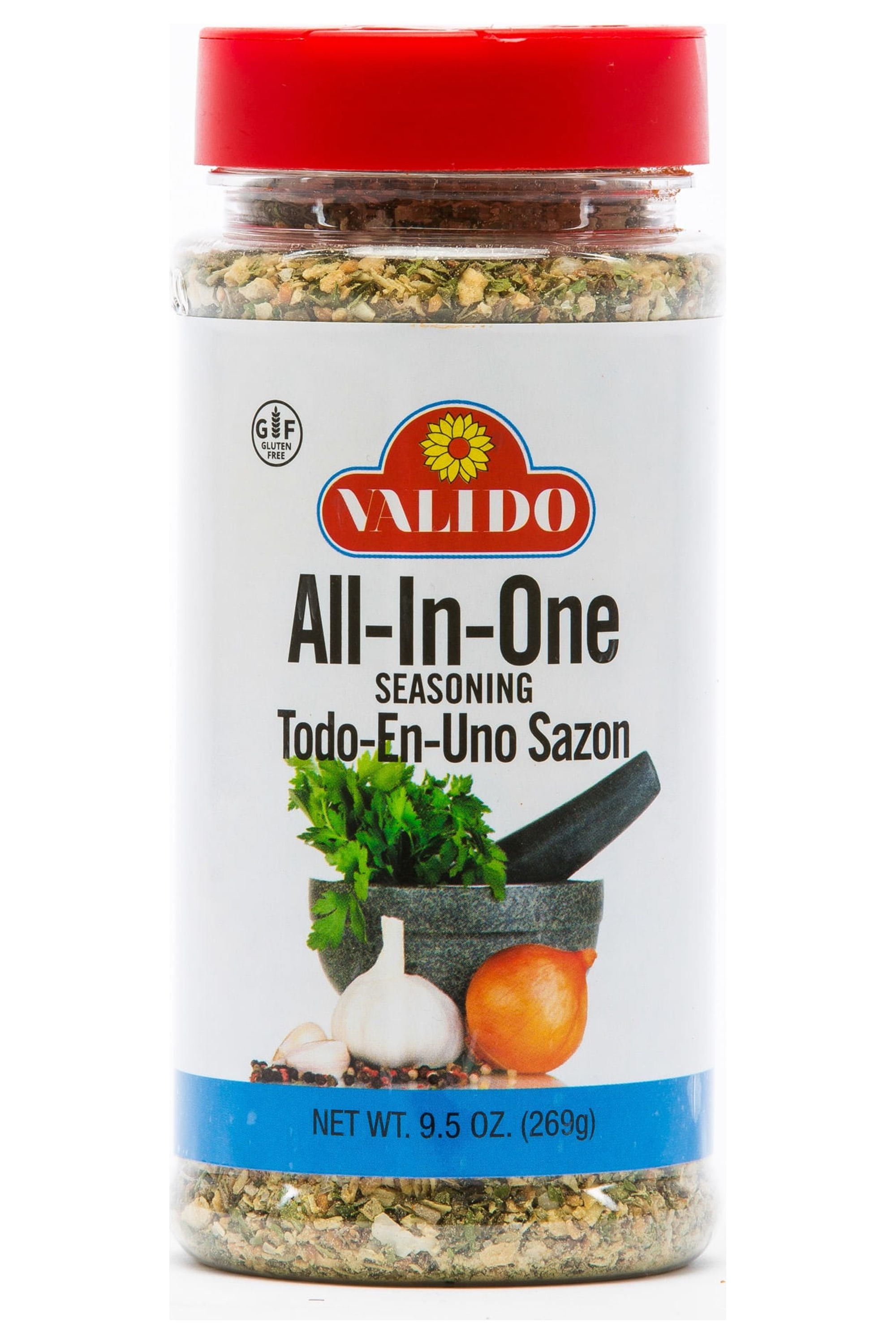 Valido All-In-One Seasoning 9.5oz | Multi-Purpose Flavor Enhancer for ...