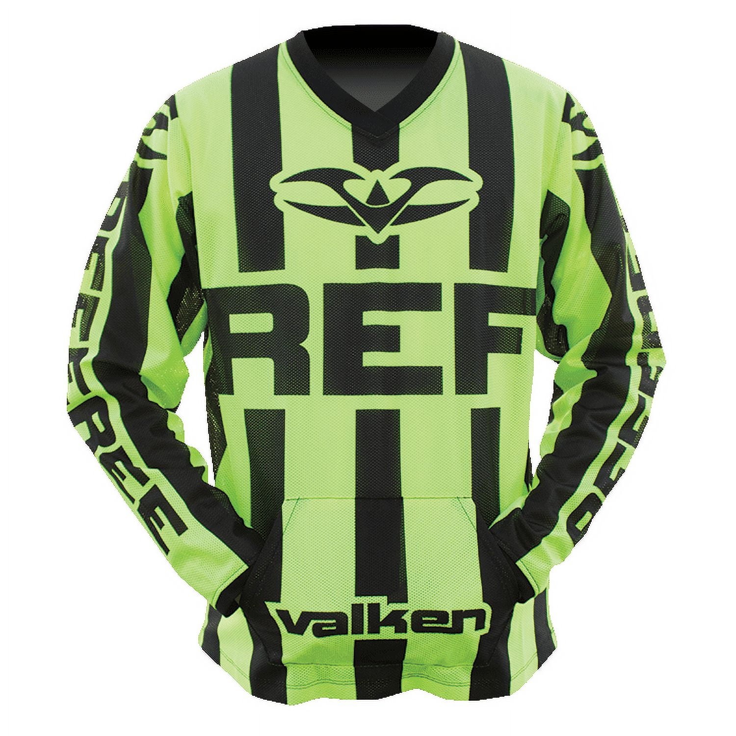 Valken Referee Jersey - Neon Green / Black - Walmart.com