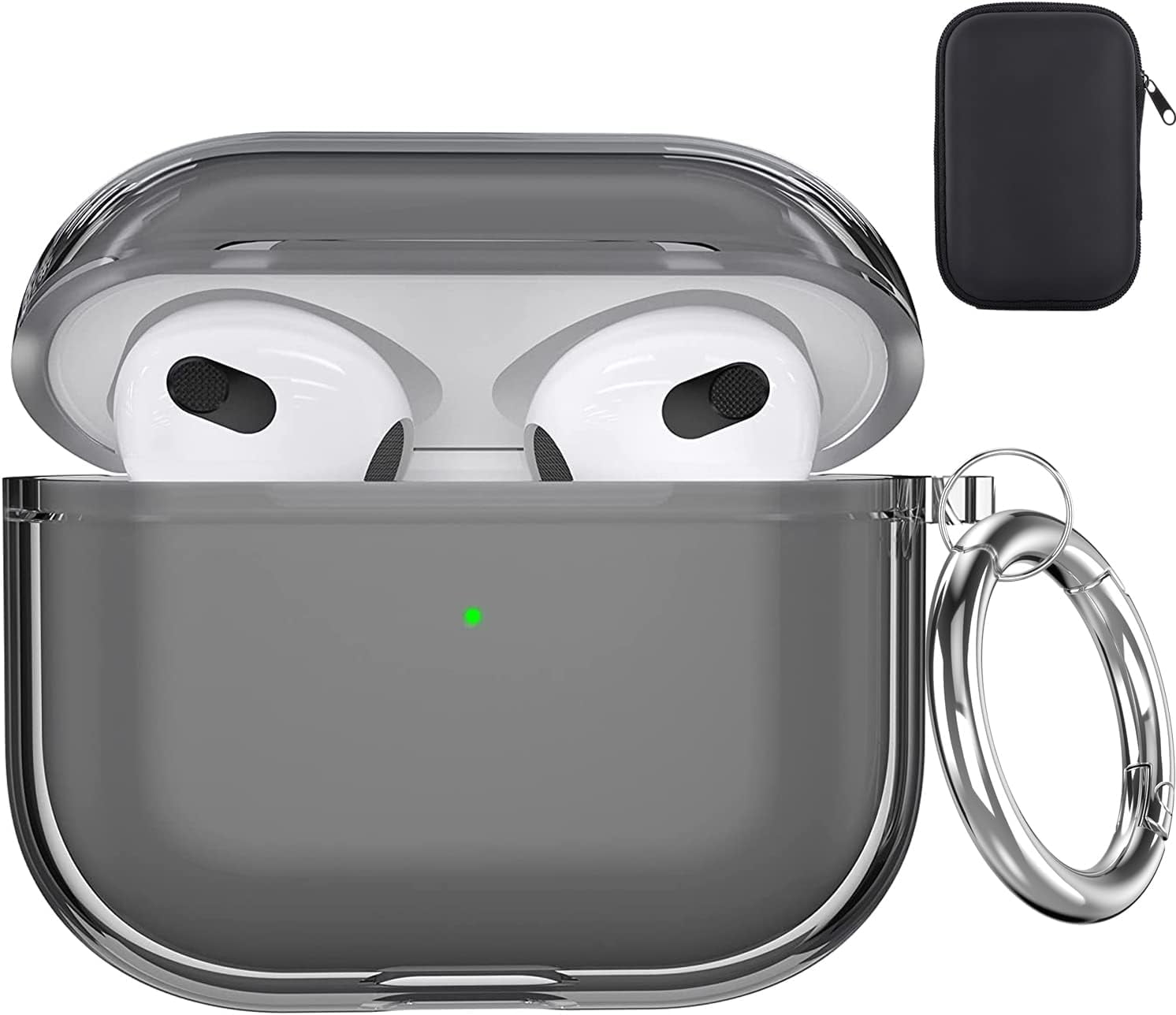 Valkit Protective Case for AirPods 3rd Gen, Soft Silicone Clear Cover ...