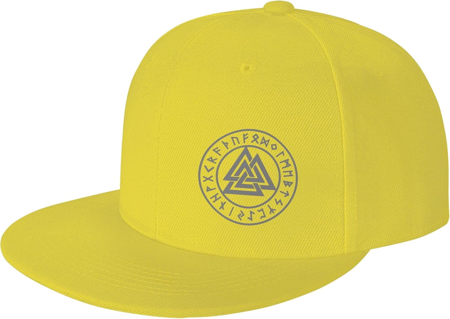 Valknut The Symbol of Odin Hat Flat Brim Hat Baseball Hat Valknut The ...
