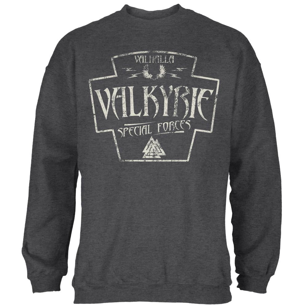 Valkyrie Valhalla Special Forces Retro Vintage Mens Sweatshirt Deep ...